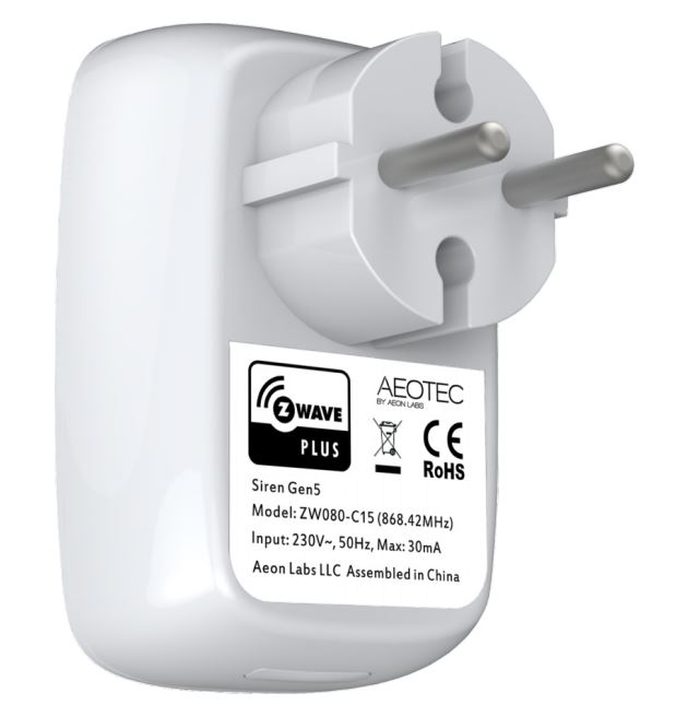 Siren Gen5 – Z-Wave Alliance Product Catalog