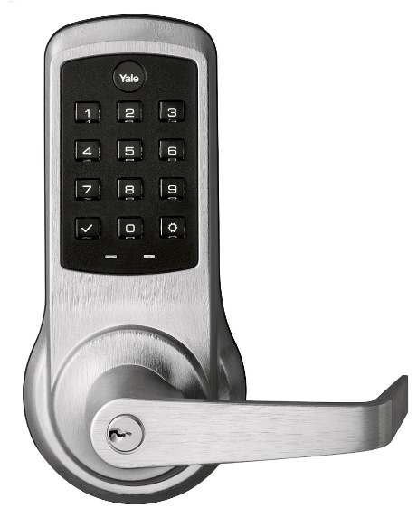 nexTouch Push Button Lever Lock – Z-Wave Alliance Product Catalog