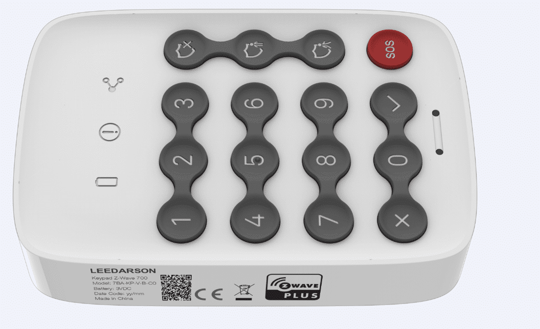 Z-WAVE 700 Keypad – Z-Wave Alliance Product Catalog